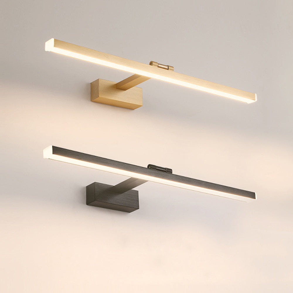 Lampsmodern Contemporary Aluminum Simple Long Bathroom Wall Lighting ...