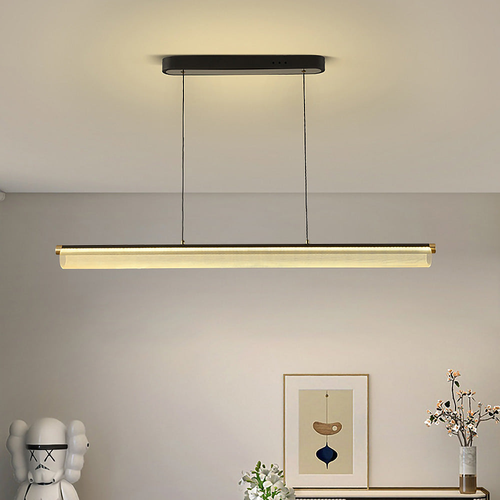 Lampsmodern Designer Modern Nordic Chandelier Simple Long LED Island Light