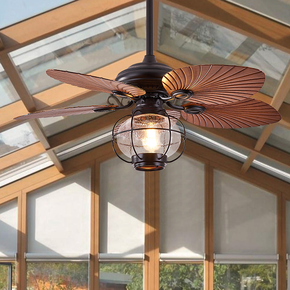 Lampsmodern Black Ceiling Fans with Outdoor Lighting Creative Flying ...