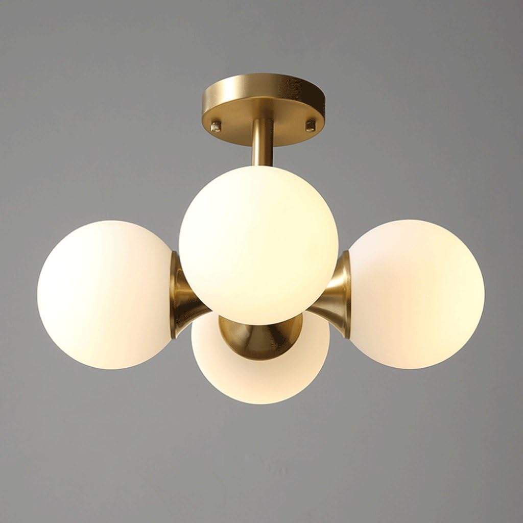 Lampsmodern LED Ceiling Lamp Glass Ball Ceiling Light