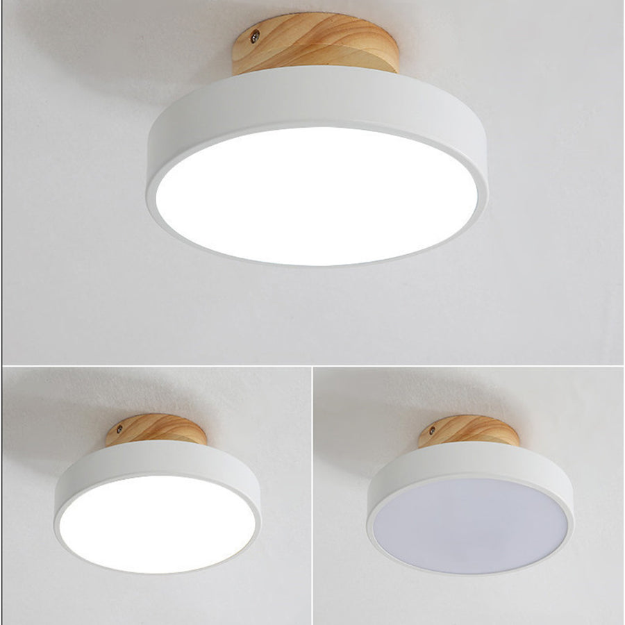 Lampsmodern Modern LED Ceiling Light Simple Semi-flush Ceiling Light