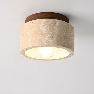 Lampsmodern Ceiling Lamp Wood Simplicity Cylindrical Hallway Ceiling Light