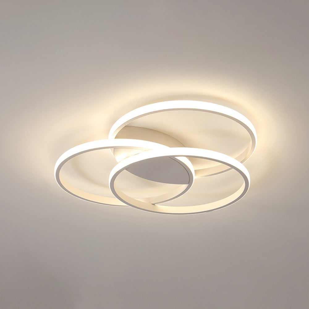 Lampsmodern Modern Ceiling Lights White Iron Bedroom LED Ceiling Light