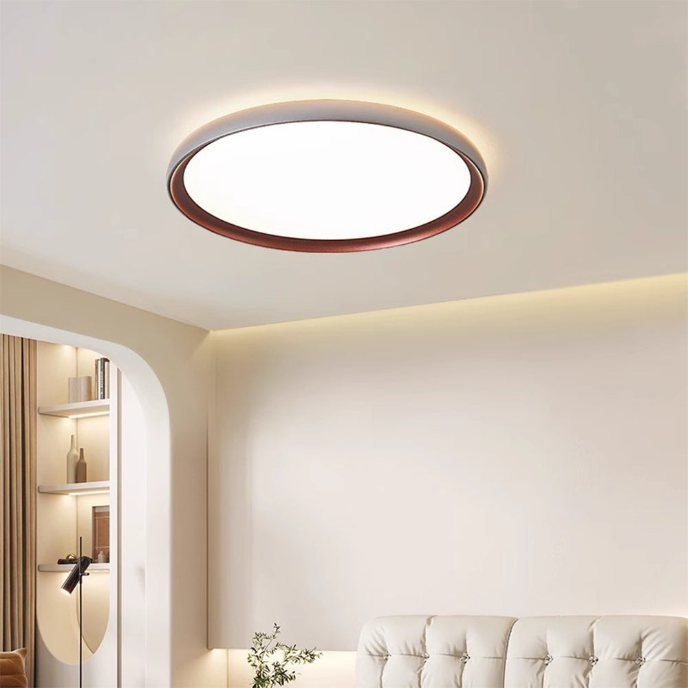 Lampsmodern Simple Round Ceiling Light Bedroom Flush LED Ceiling Lights