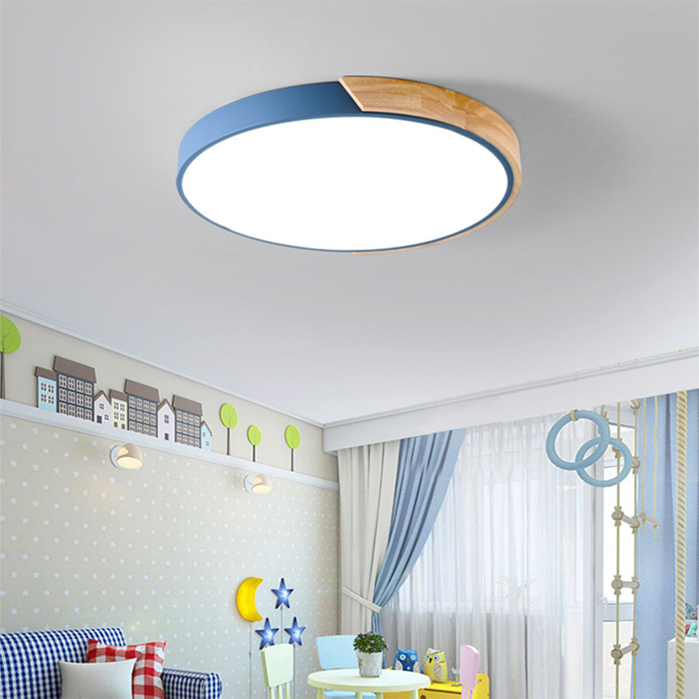 Lampsmodern Modern Colorful Ceiling Light Round Bed Room Ceiling Light