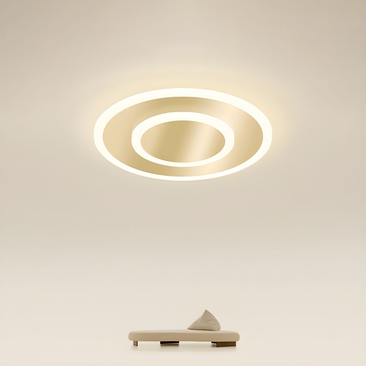 Lampsmodern Simple Ceiling Light Medal LED Ceiling Lamp for Bedroom