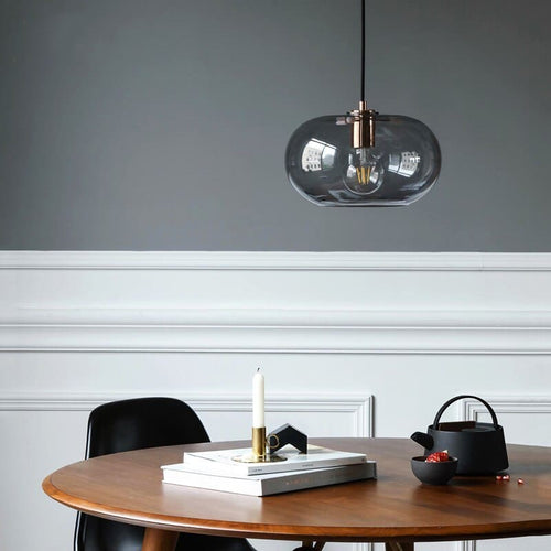 Lampsmodern Modern Glass Pendant Lighting Round Globe Kitchen Pendant ...