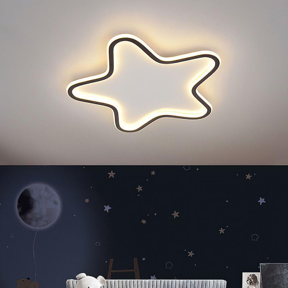 Lampsmodern Ceiling Lights Creative Star Shape LED Low Ceiling Light ...
