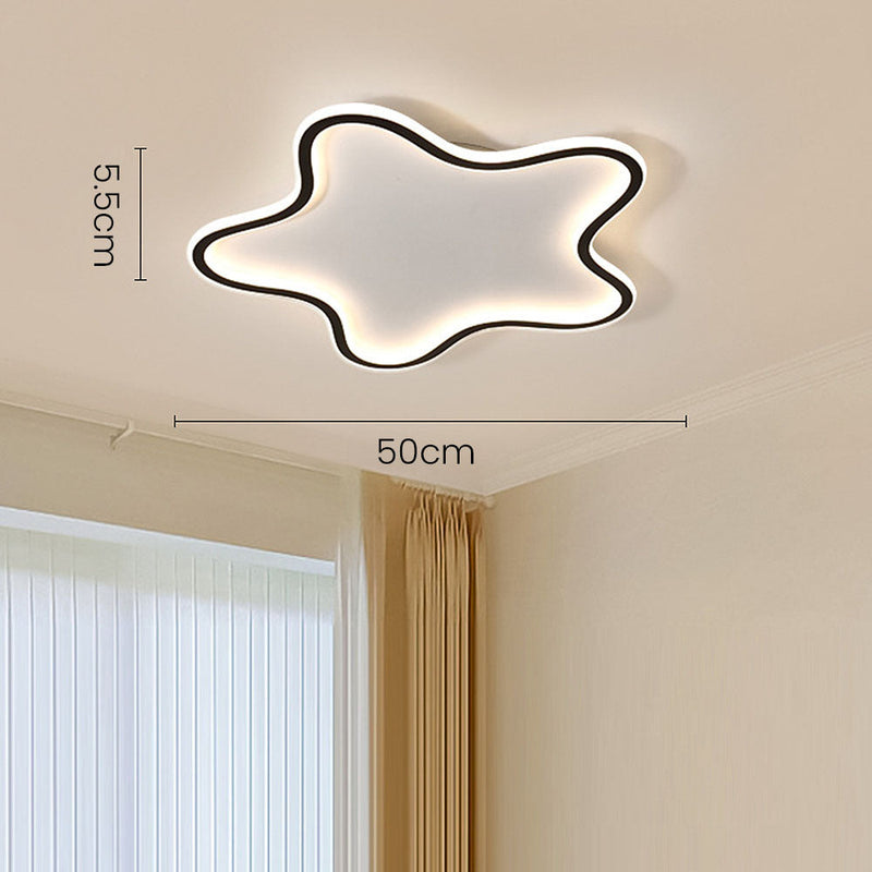 Lampsmodern Ceiling Lights Creative Star Shape LED Low Ceiling Light ...