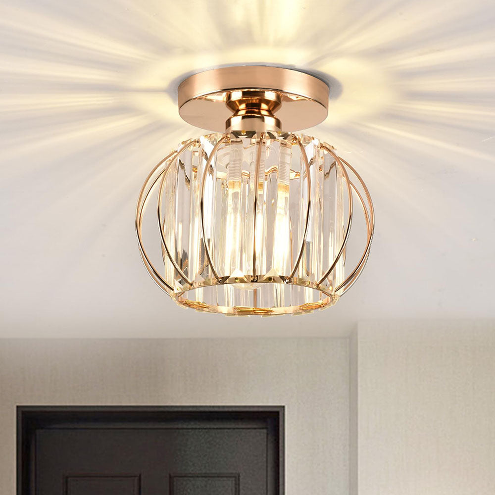 Lampsmodern Luxury Crystal Mini Ceiling Lights Hallway Entrance Ceiling ...