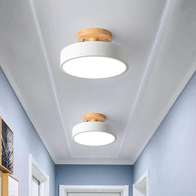 Lampsmodern Modern LED Ceiling Light Simple Semi-flush Ceiling Light