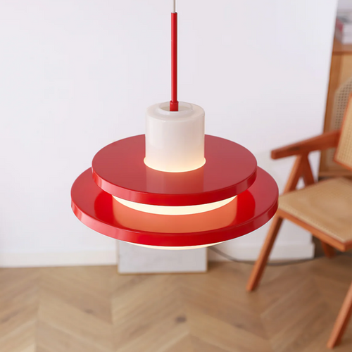 Lampsmodern Double layer Pendant Light Vintage Bauhaus Glass Pendant lamps