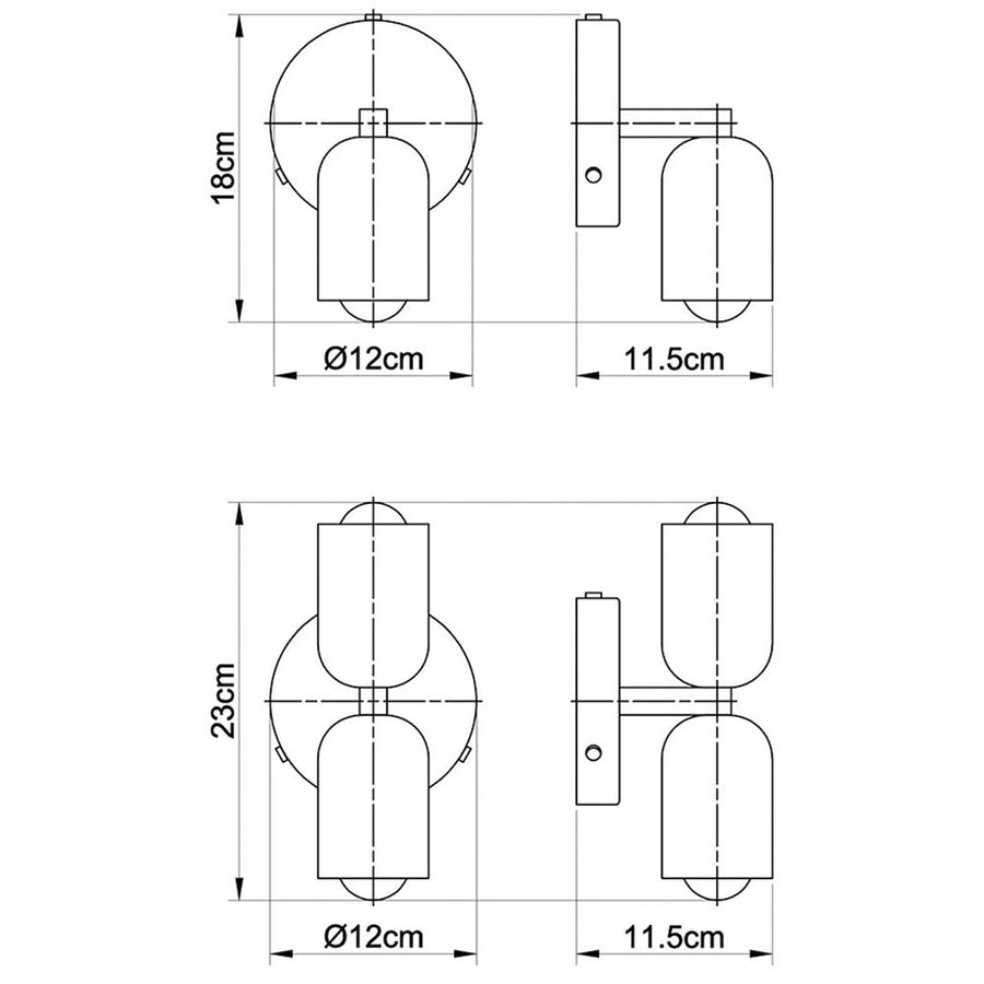 Lampdmodern Wall Light Decorative Wall Light Metal Wall Light For ...