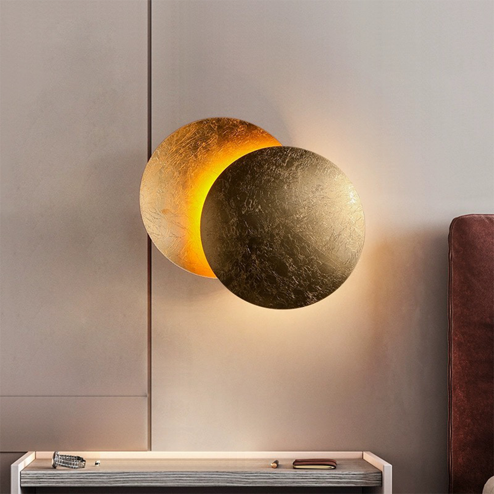Lampsmodern Innovative Round Circle Wall Light Simple Bedroom Wall Lamp
