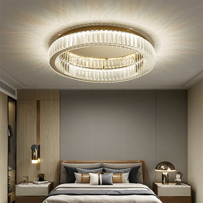 Lampsmodern Modern Circle Crystal Ceiling Lights Ceiling Led Lights For ...