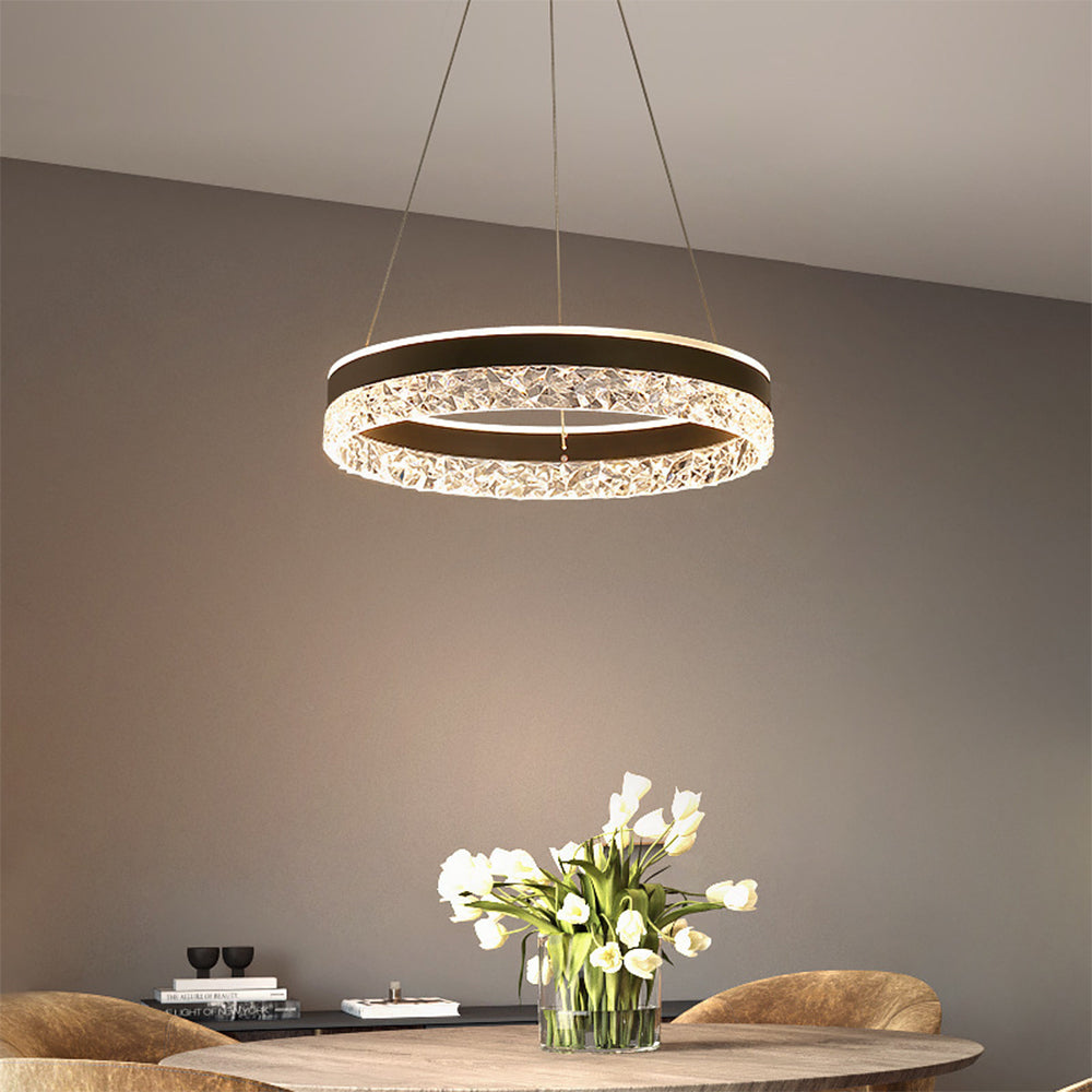Lampsmodern Light Luxury Led Pendant Lighting Modern Circular Pendant ...