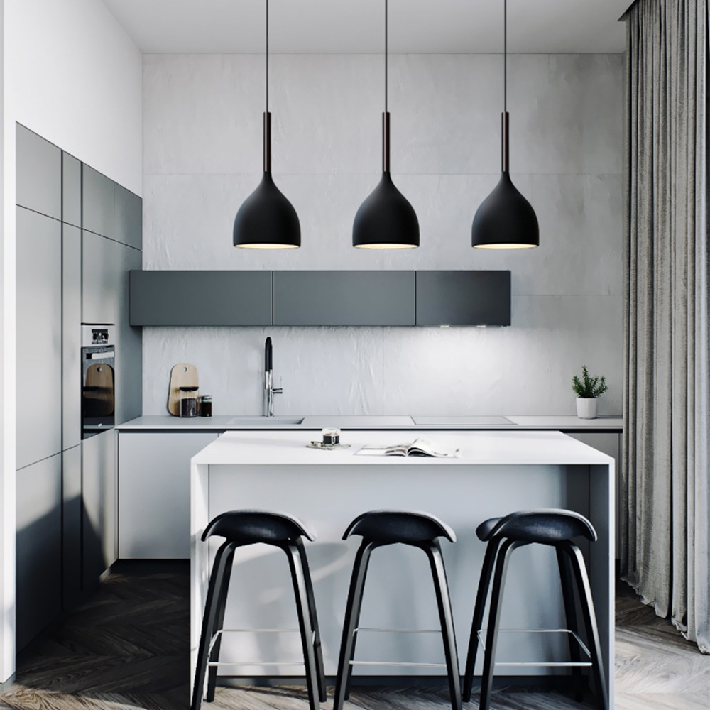 Lampsmodern Modern Metal Triple Ceiling Lights Info Single-Head Lamp ...